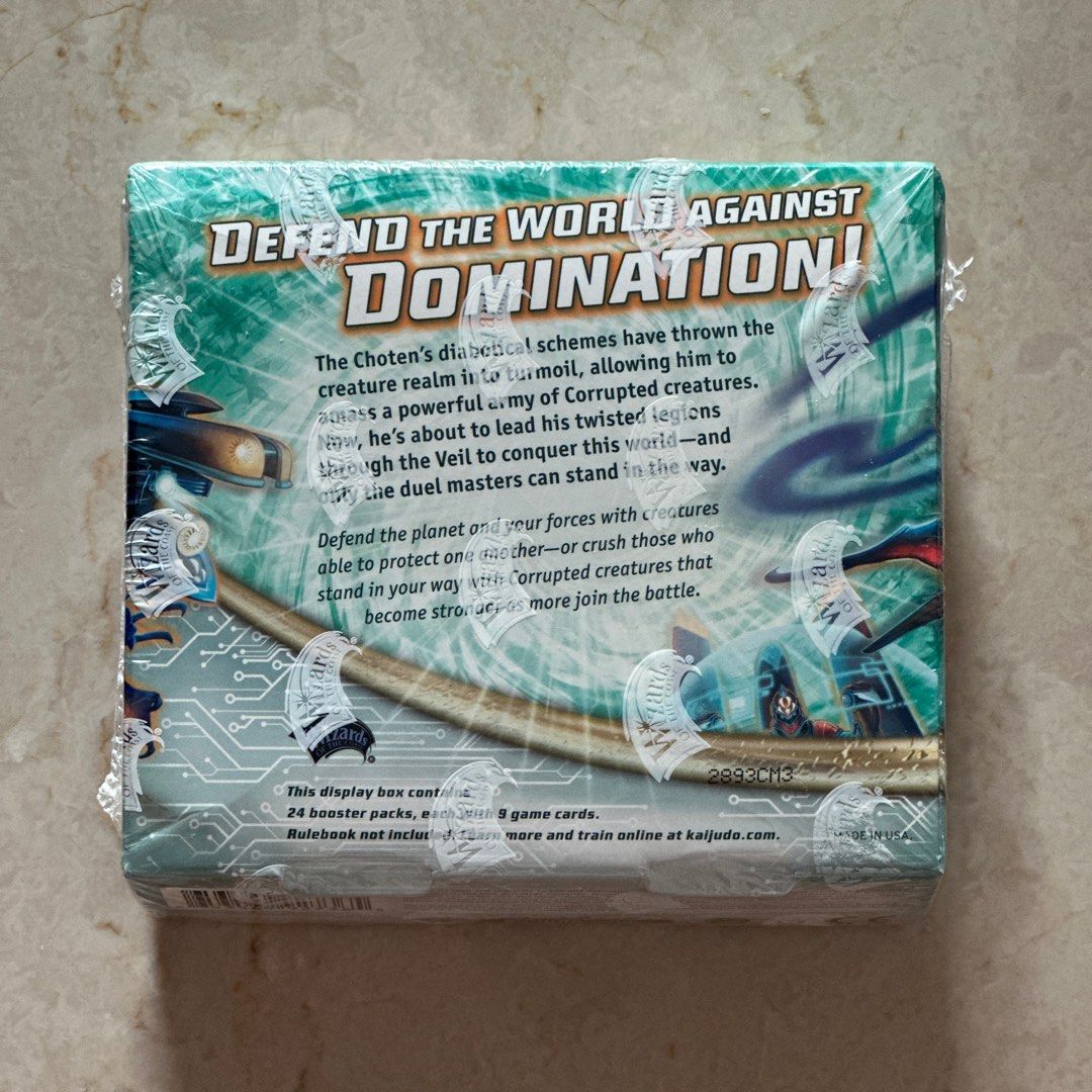 Kaijudo Clash of the Duel Masters TCG Invasion Earth Booster Box ...