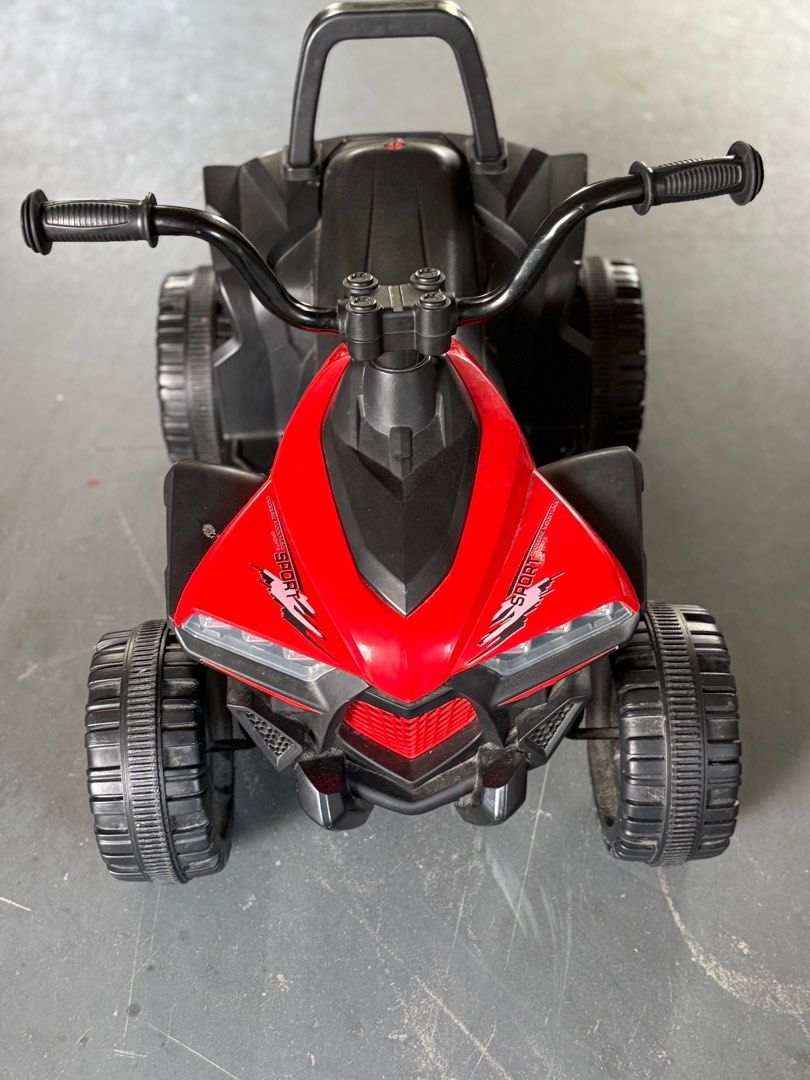 Kids Electric Ride-on ATV - Red, Babies & Kids, Infant Playtime on ...