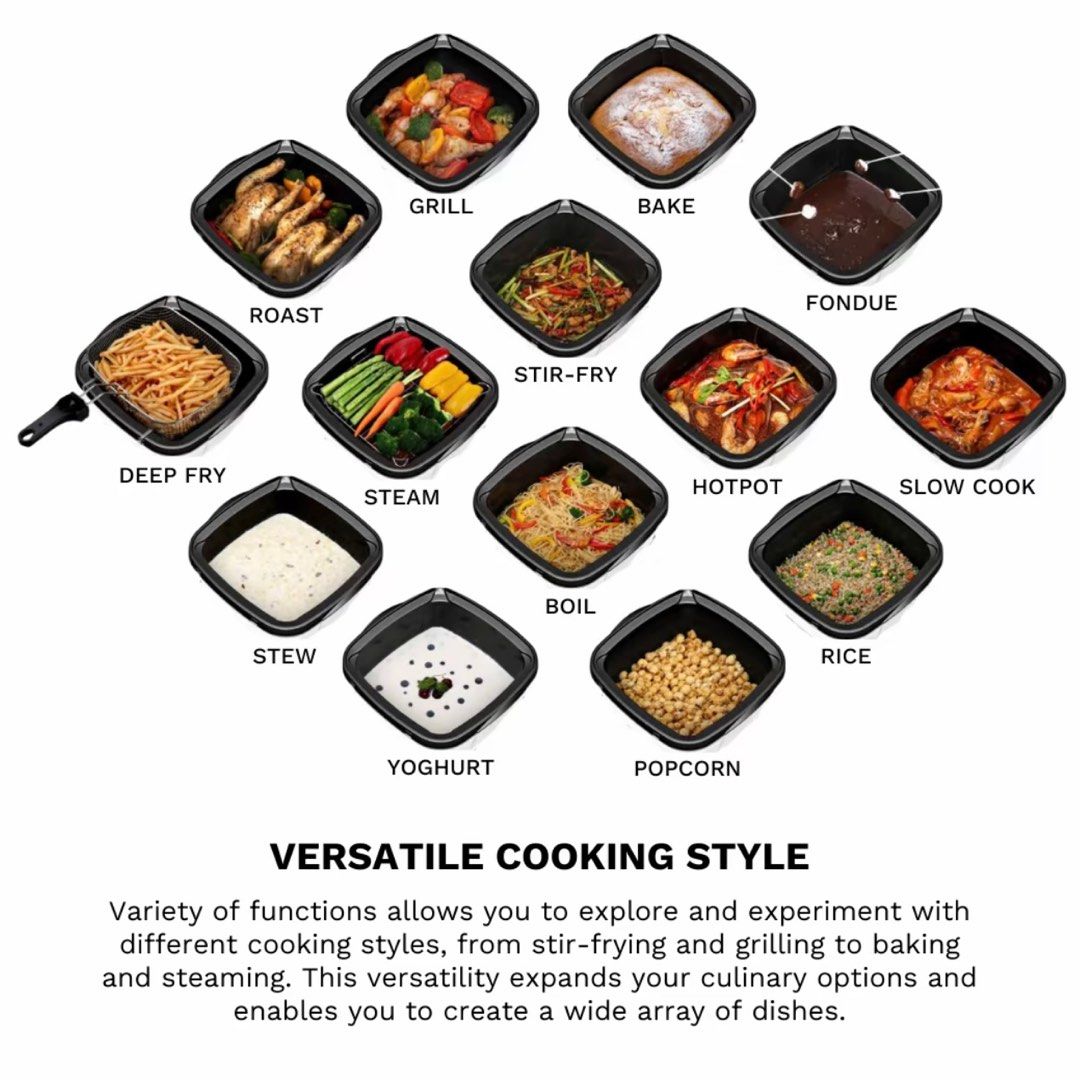 KIN Electric Magic Cooker | KMC1800B | 8L Capacity I E-Shaped Patented ...