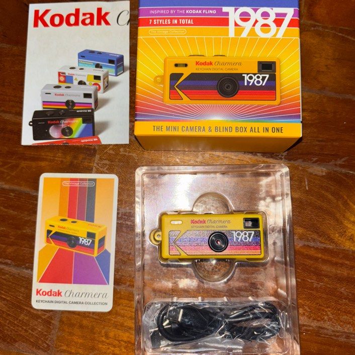 Kodak Charmera Yellow Blind Box Camera Keychain, Hobbies & Toys ...