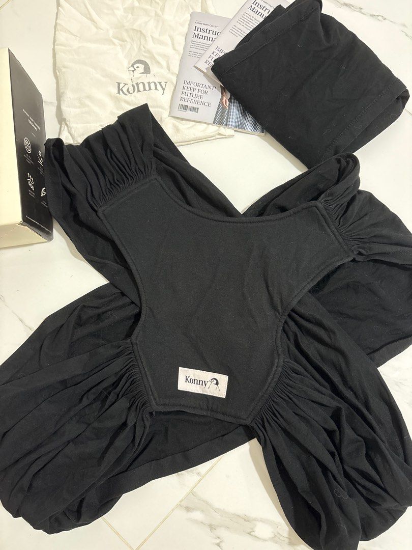 Konny Baby Carrier - Black complete box, Babies & Kids, Going Out ...