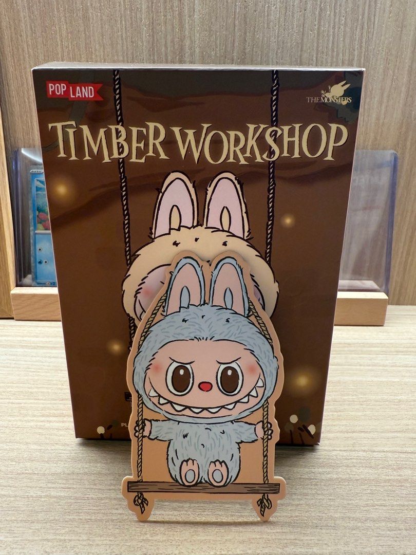 Labubu Timber Workshop -Blue POPMART, Hobbies & Toys, Toys & Games on ...