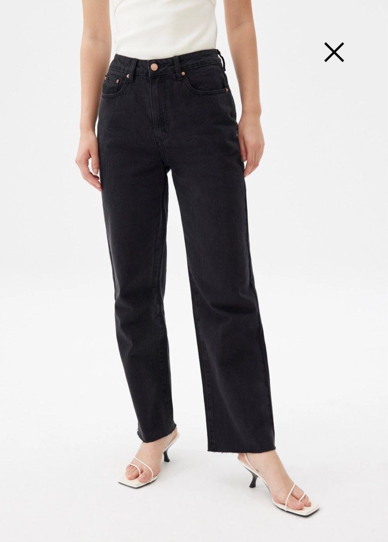 LB Elliot Denim Straight Leg Jeans, Women's Fashion, Bottoms, Jeans ...