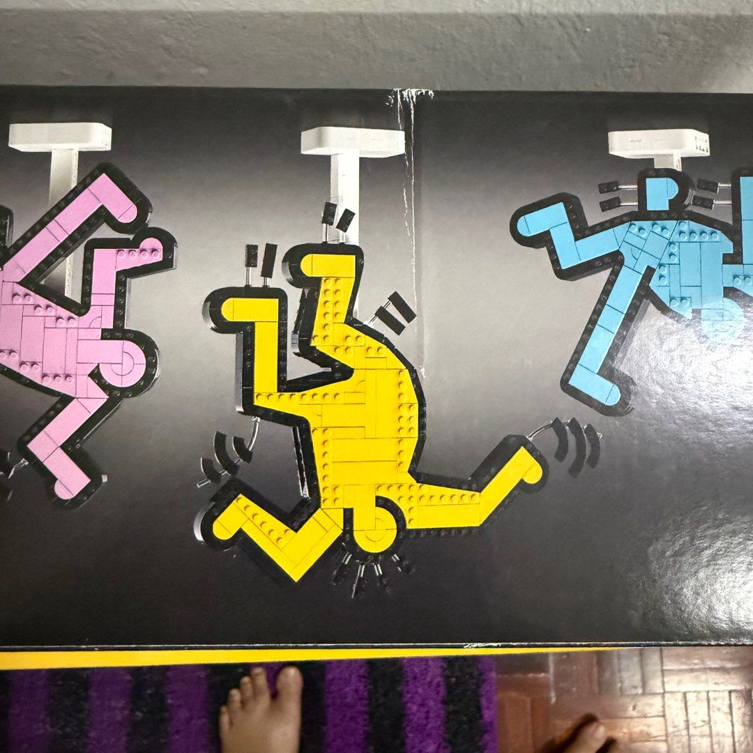 LEGO Art Keith Haring Dancing Figures Set, Hobbies & Toys, Toys & Games ...