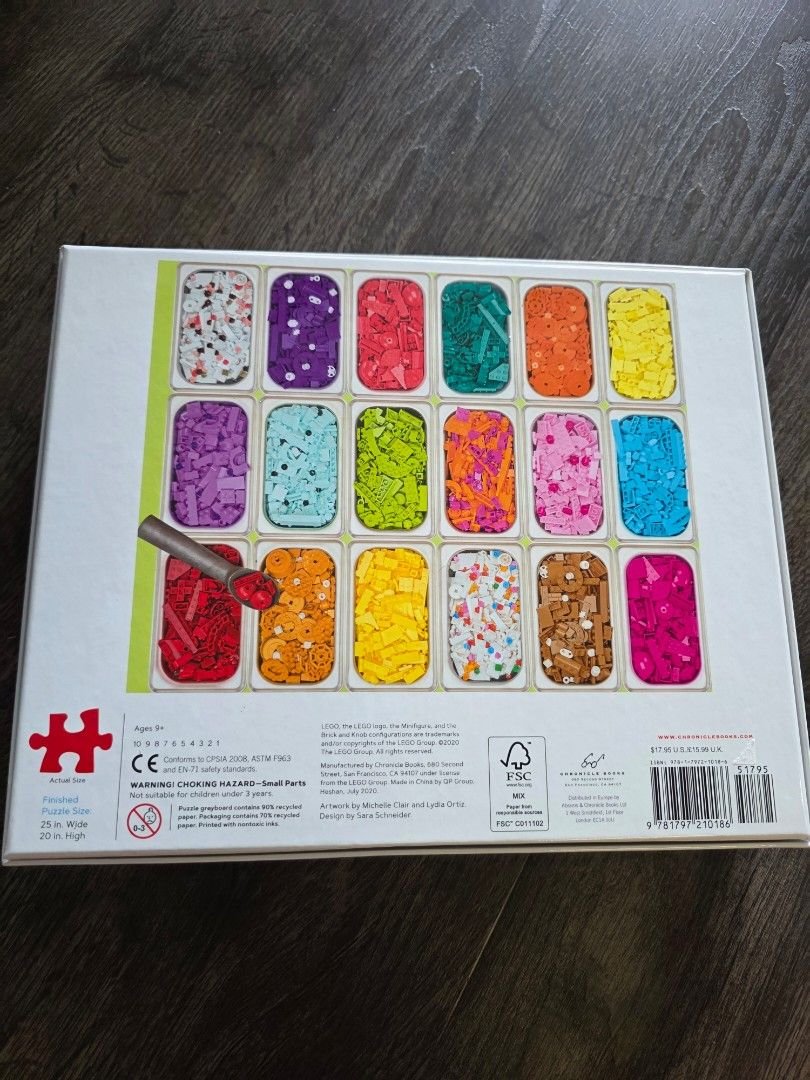 LEGO Ice Cream Dream 1000-Piece Puzzle, Hobbies & Toys, Toys & Games on ...