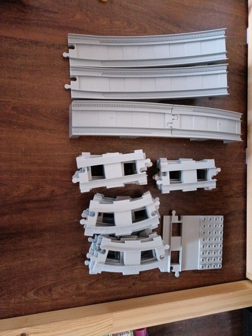 Lego rain Track Set - Grey, Hobbies & Toys, Toys & Games on Carousell