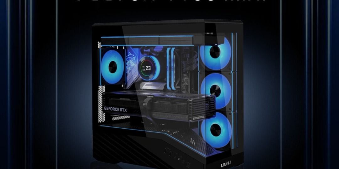 BUILT KIT Lian Li Vector V100R Mini Black w/4 x ARGB Fan + CPU COOLER ...