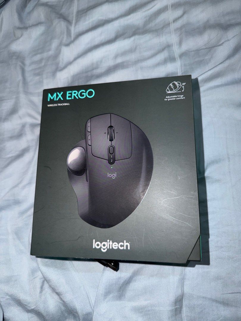 Logitech MX ERGO Wireless Trackball Mouse, Computers & Tech, Parts ...