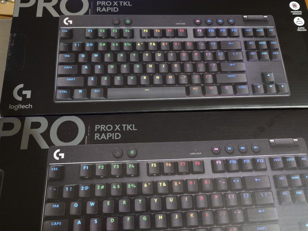 Logitech Pro X TKL Rapid Mechanical Keyboard, Computers & Tech, Parts ...