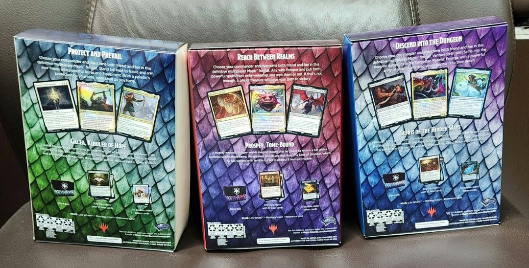 Magic: The Gathering Dungeons & Dragons Commander Decks, Hobbies & Toys ...