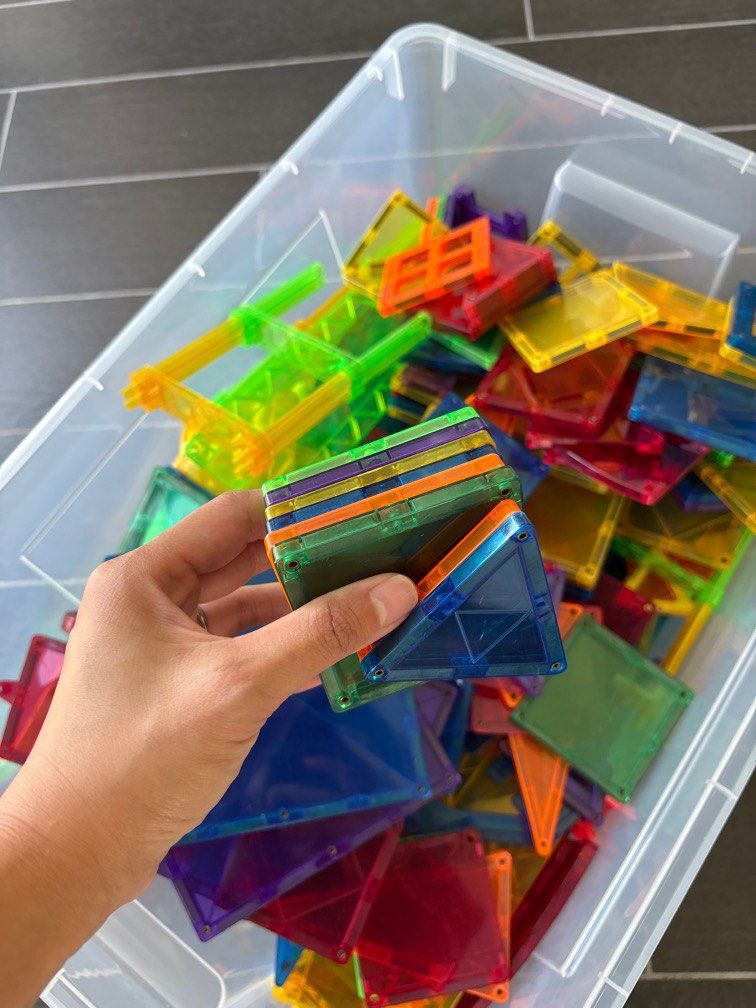 Magnet Tiles (mix brands), Babies & Kids, Infant Playtime on Carousell