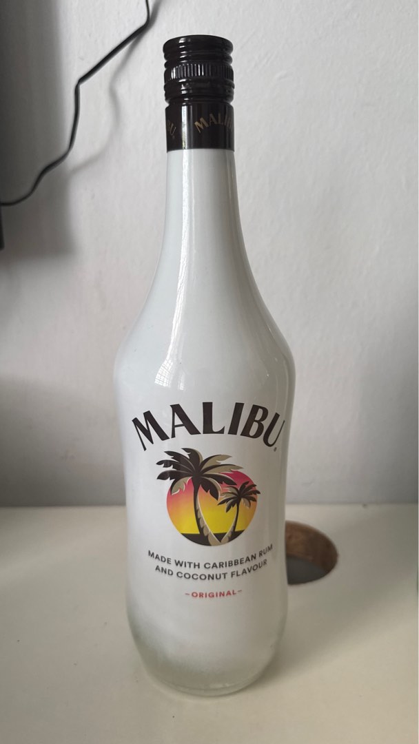 Malibu Original Rum 1L, Food & Drinks, Alcoholic Beverages on Carousell