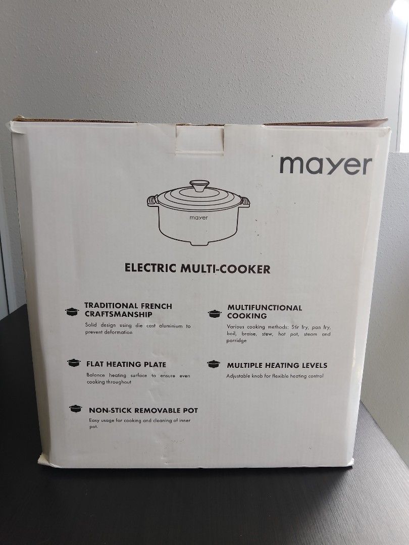 Mayer Electric Multi-Cooker, TV & Home Appliances, Kitchen Appliances ...