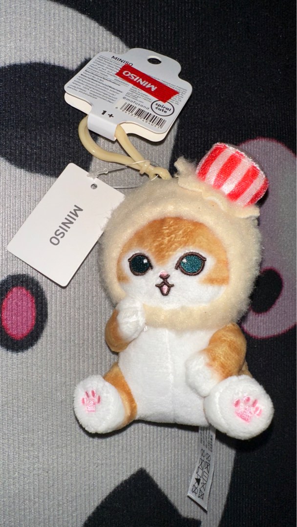MINISO Spiral Cute Cat Plushie Mofusand, Hobbies & Toys, Toys & Games ...