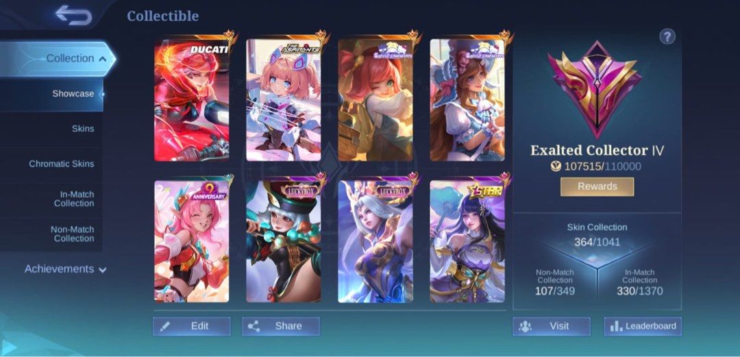 mlbb maxed priti acc 364 skins check skins, Video Gaming, Gaming ...