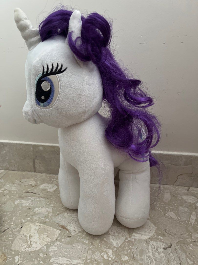 My Little Pony Rarity build a bear Plush Toy, Hobbies & Toys, Toys ...