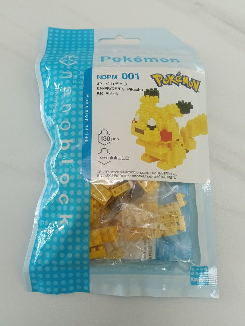 Nanoblock Pokemon Pikachu Building Block Set, Hobbies & Toys, Toys ...