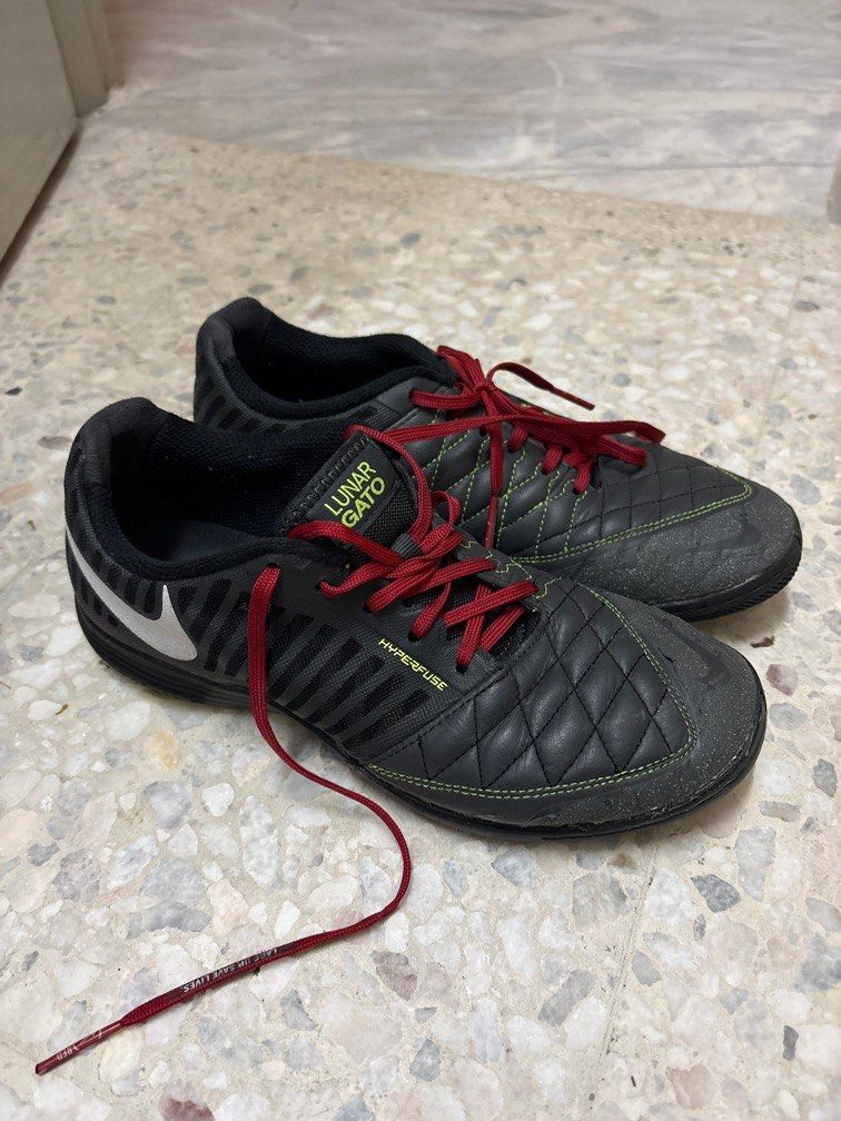 Nike Lunargato II IC Skycourt - Dark Smoke, Sports Equipment, Sports ...