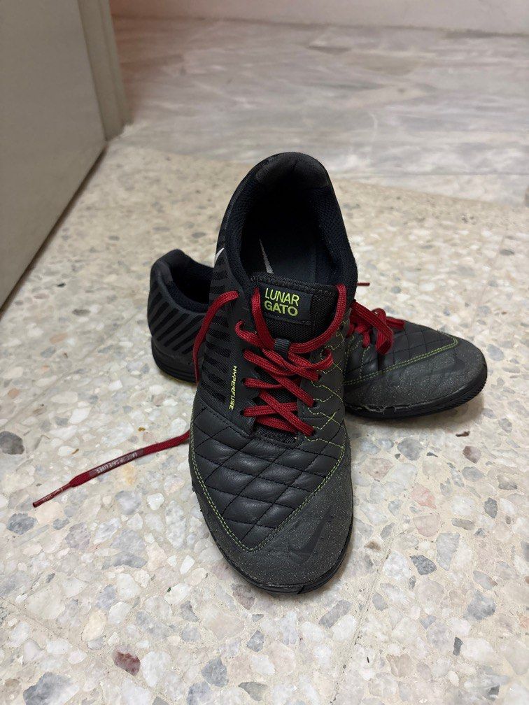 Nike Lunargato II IC Skycourt - Dark Smoke, Sports Equipment, Sports ...