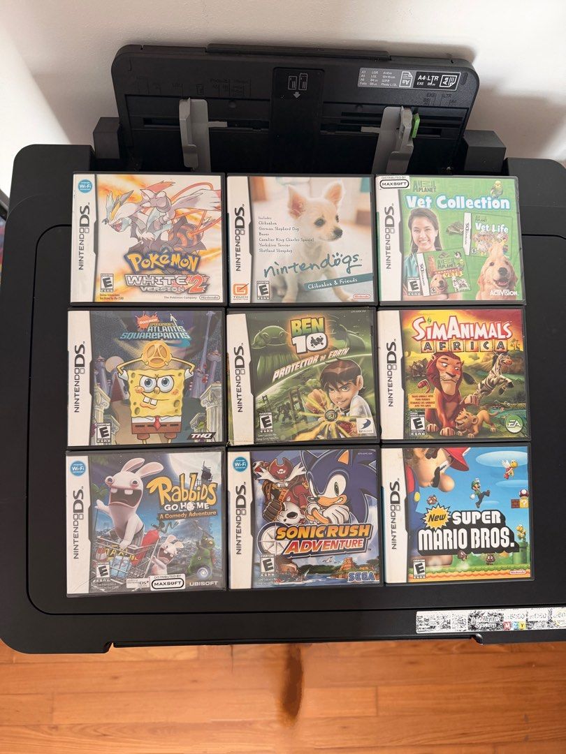 Nintendo DS game Pokémon white 2 / Nintendogs / Vet collection ...