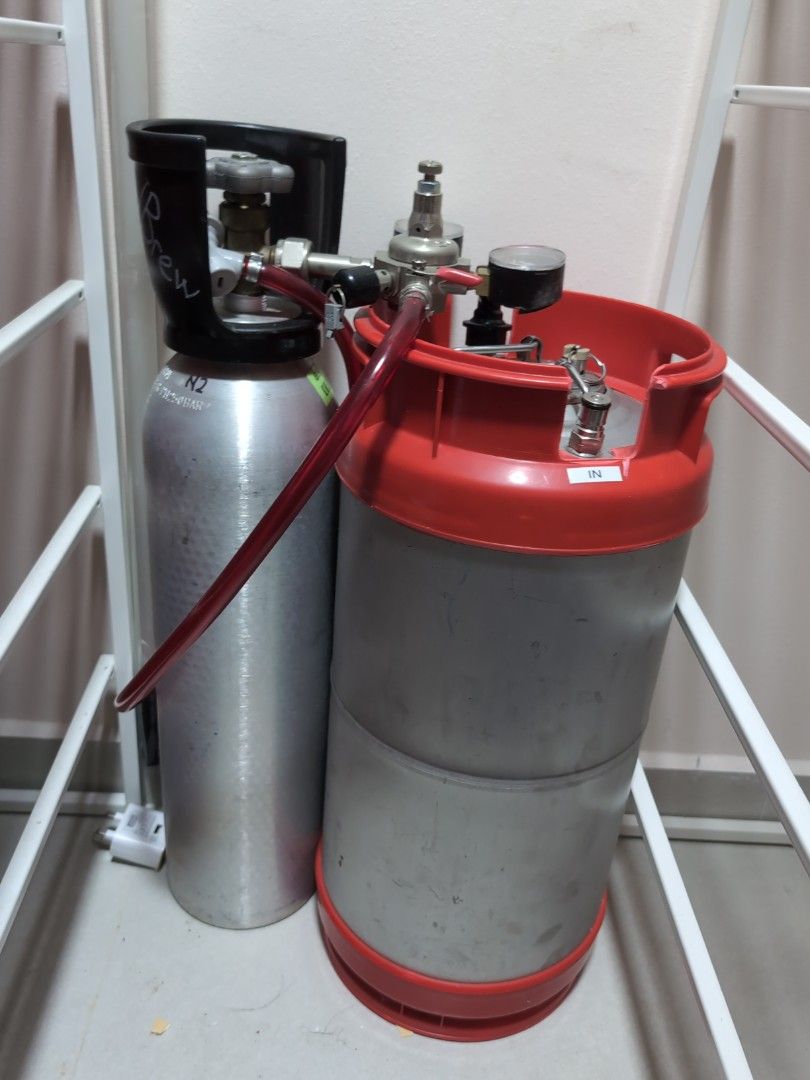 Nitro Coffee/Tea/Beer Keg Setup – CO₂ / Nitrogen Cylinder with ...