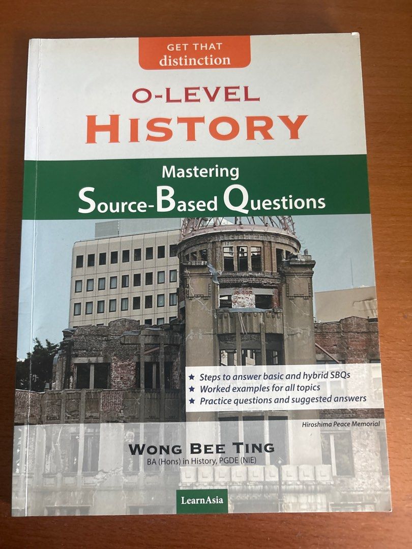 O-Level History Textbook: Mastering Source-Based Questions, Hobbies ...