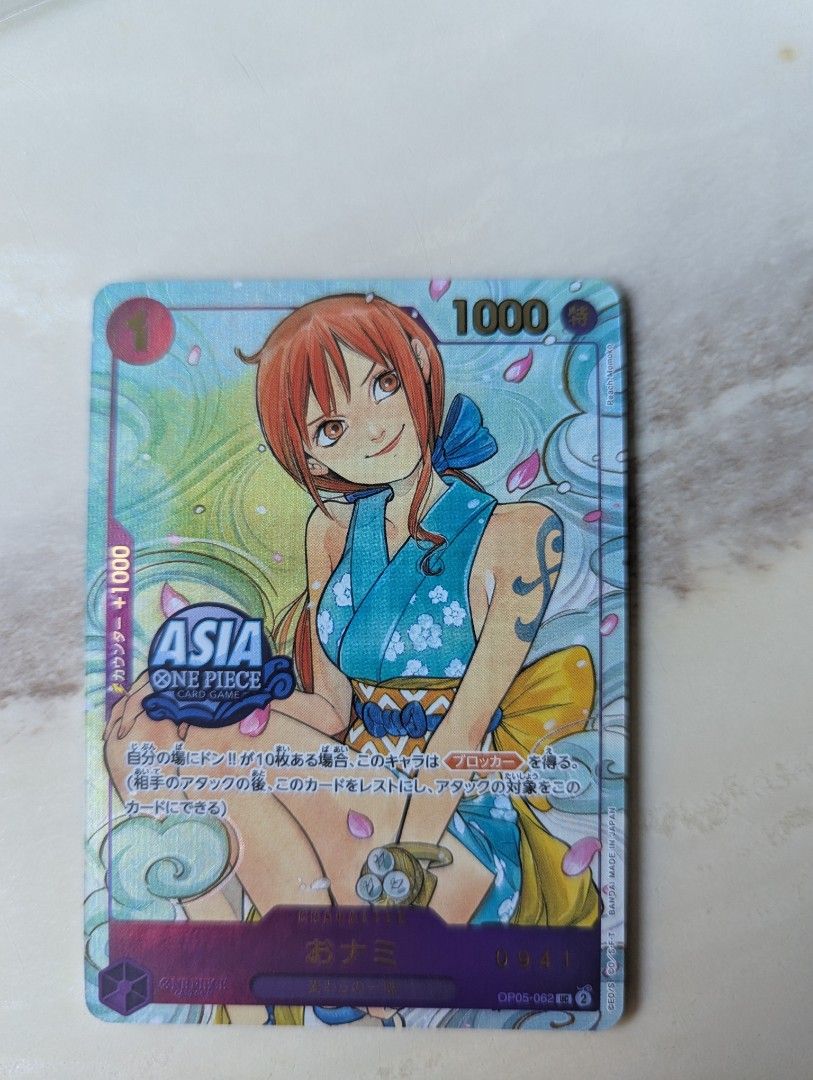 One Piece Card Game - Nami Serialized (0941), Hobbies & Toys, Toys ...