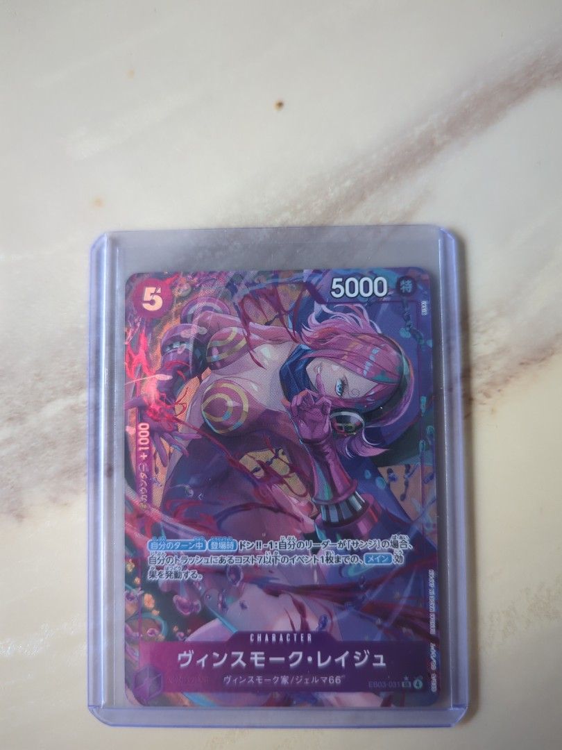 One Piece Card Game - Reiju EB03 AA, Hobbies & Toys, Toys & Games on ...