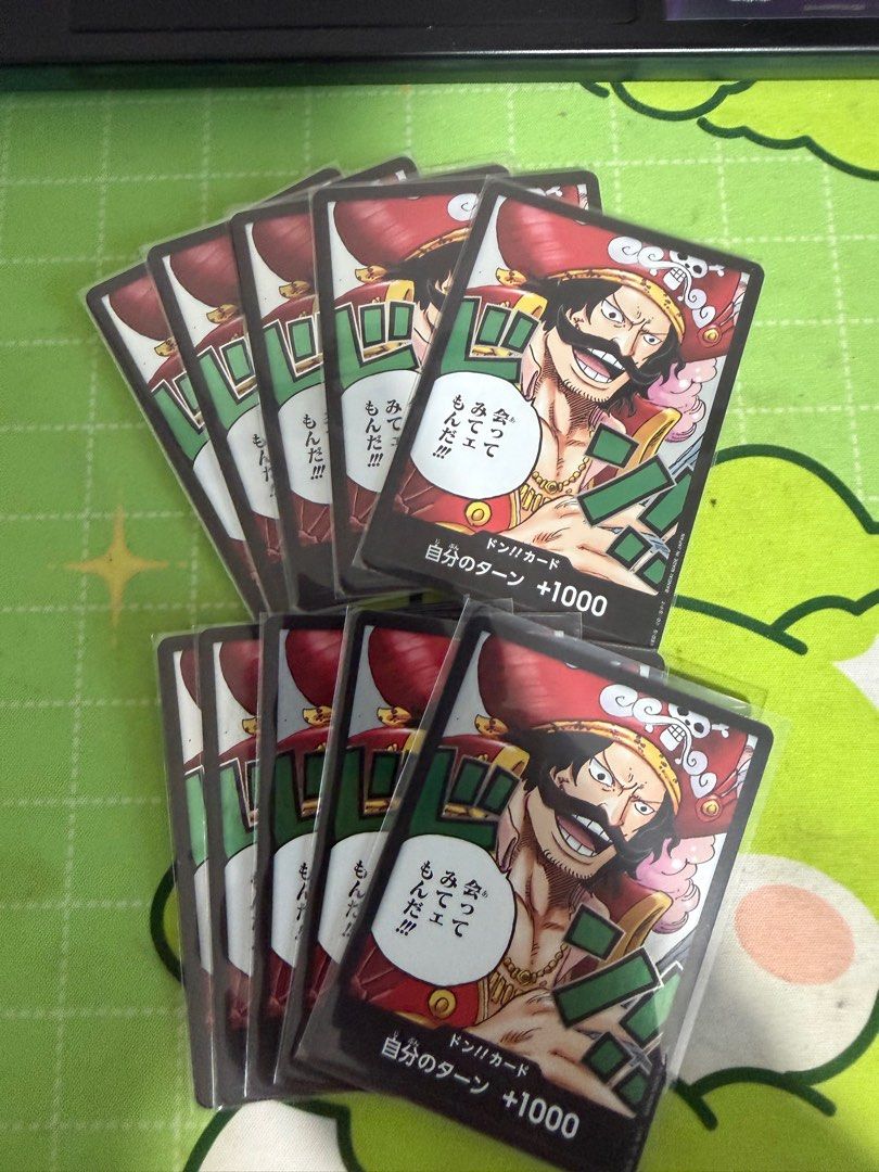 One Piece Card Game DON CARD !!!, Hobbies & Toys, Toys & Games on Carousell