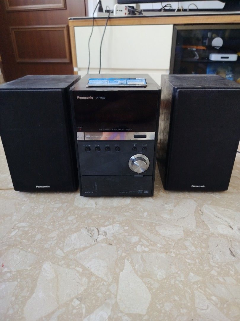Panasonic SA-PM86D DVD Stereo System, Audio, Soundbars, Speakers ...