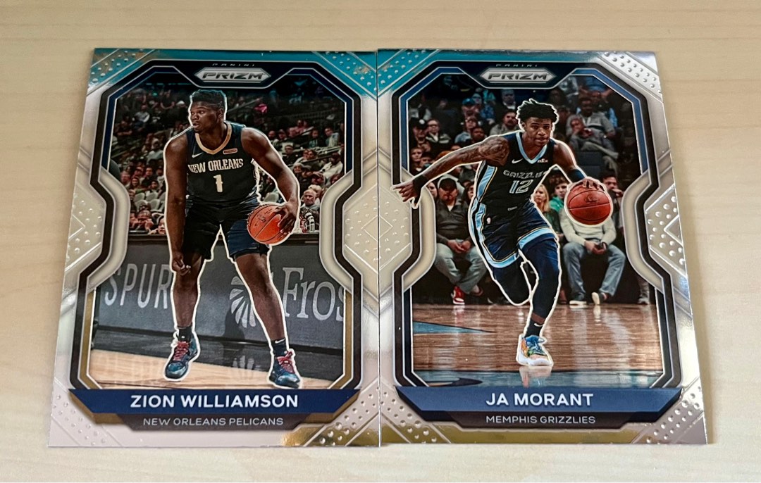 Panini Basketball Zion and Ja lot, Hobbies & Toys, Memorabilia ...