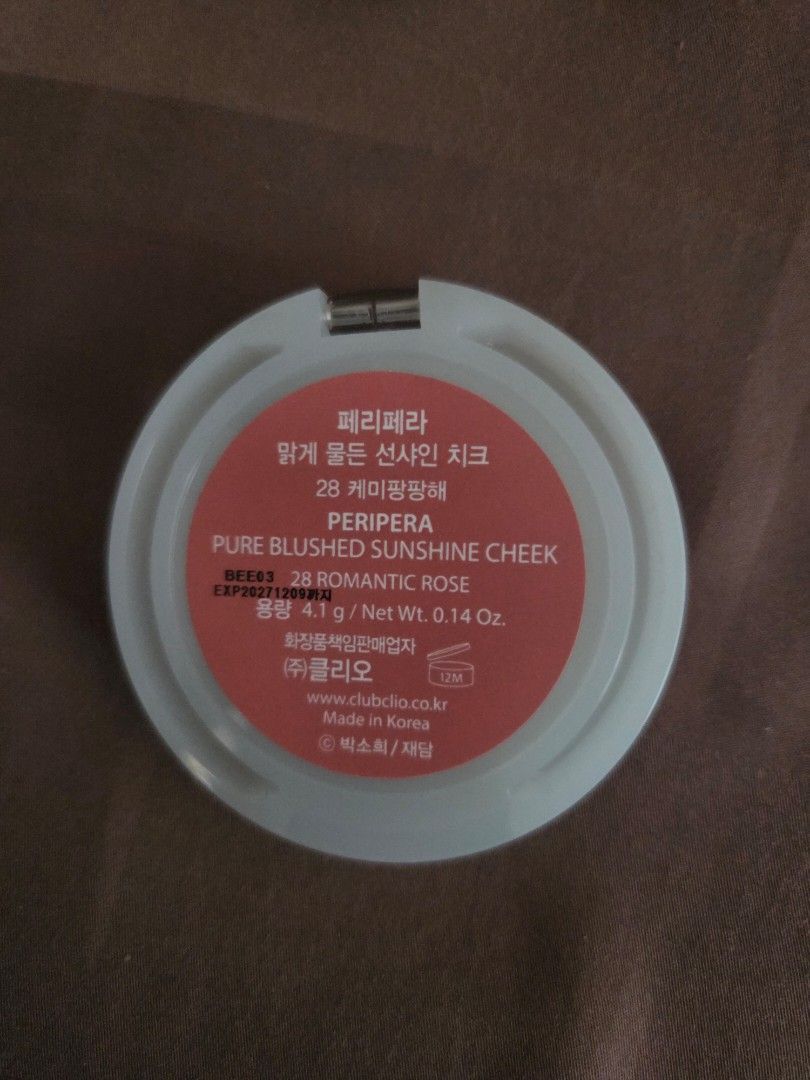 Peripera Pure Blushed Sunshine Cheek - 28 Romantic Rose, Beauty ...