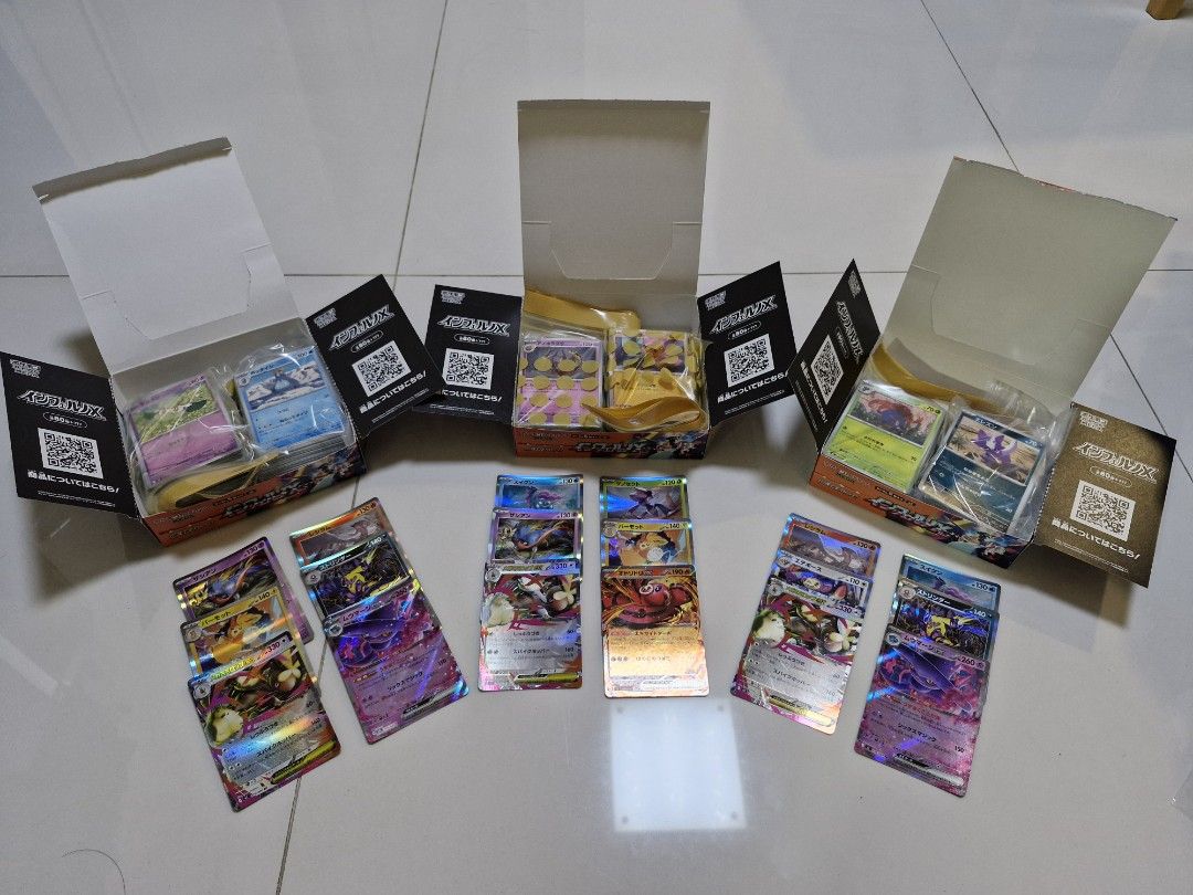 Inferno X (M2) Japanese Pokemon Cards 100 Common + 3 Shiny Bundle ...