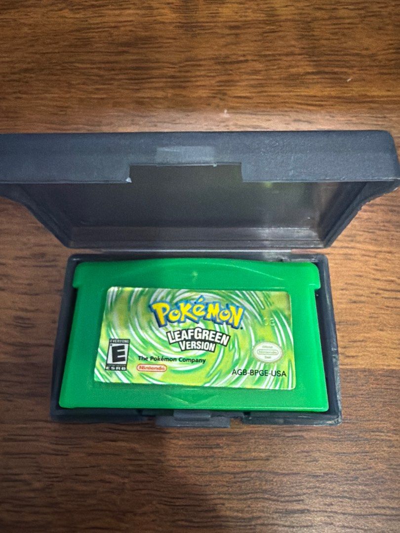 Pokemon LeafGreen Version Game Boy Advance Cartridge, Video Gaming ...