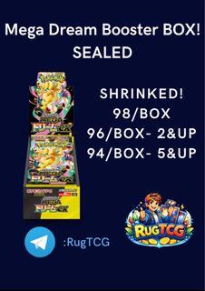 Pokemon Card Mega Dream EX Booster Box, Hobbies & Toys, Toys & Games on ...