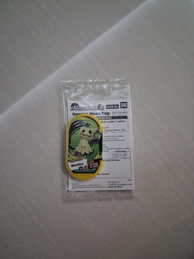 Pokemon Mezasta Tag - Various Characters, Hobbies & Toys, Toys & Games ...