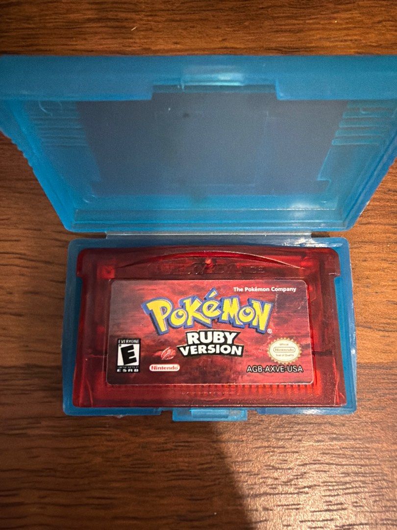 Pokemon Ruby Version Game Boy Advance Cartridge, Video Gaming, Video ...