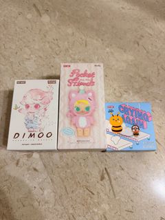 Pop Mart Blind Box Figures - Dimoo, Lulu, Skullpanda, Hobbies & Toys ...