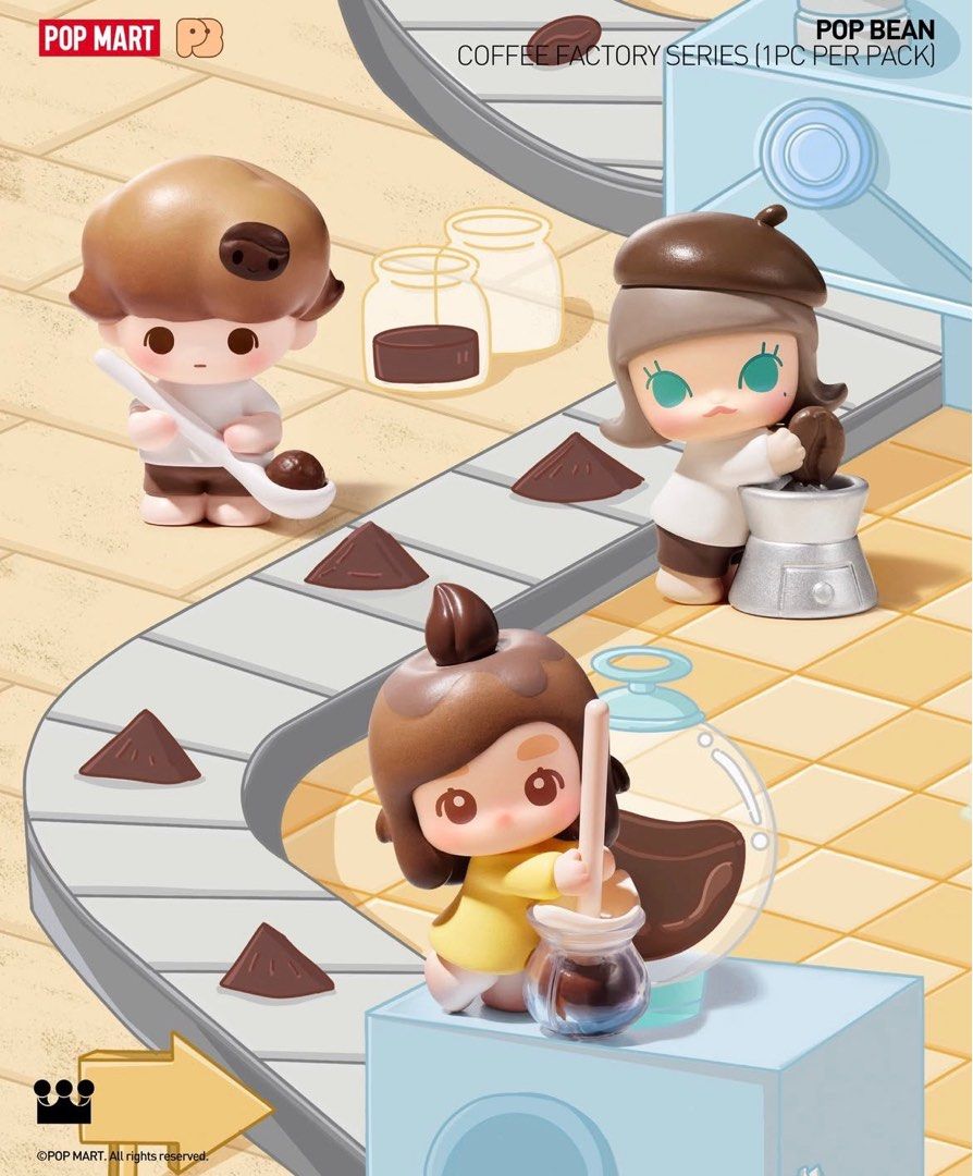 (Open to exchange) Pop Mart Coffee Factory Series - Chaka Figure ...