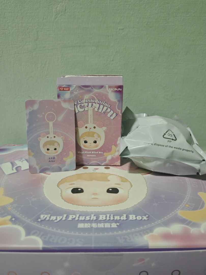 Popmart Authentic Hacipupu Constellation/ Zodiac Series Blind Box ...