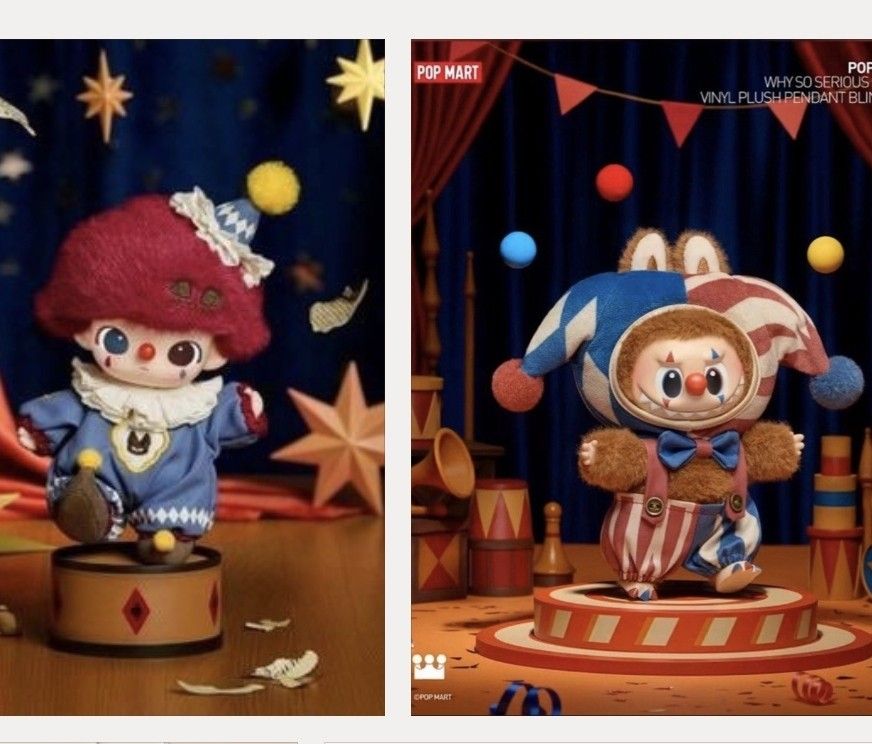 [bundle at retail price] Popmart why so serious plush pendants ...