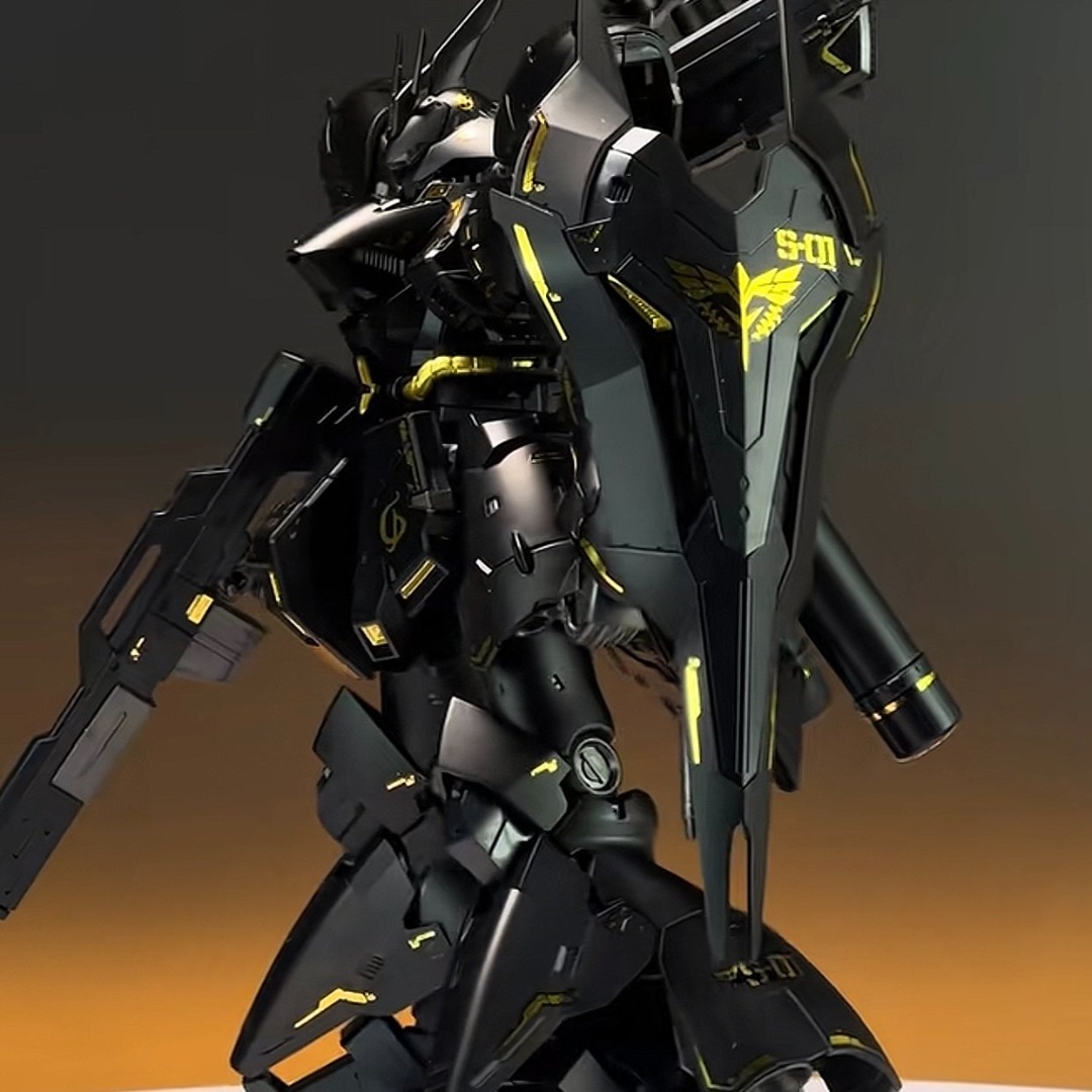 (PRE-ORDER) GUNDAM STAR RG MATTE BLACK SAZABI COLORWAY STAR MECHA MODEL ...