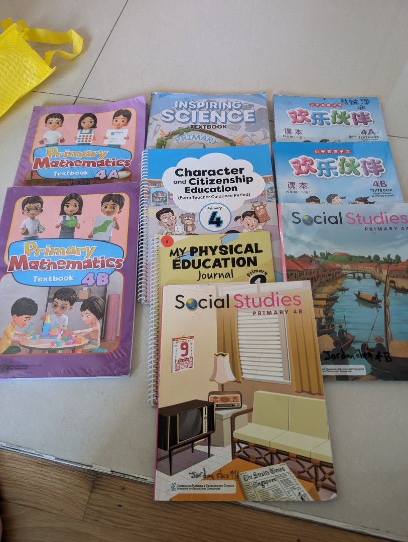 Primary School Textbooks - P4 (2025), Hobbies & Toys, Books & Magazines ...