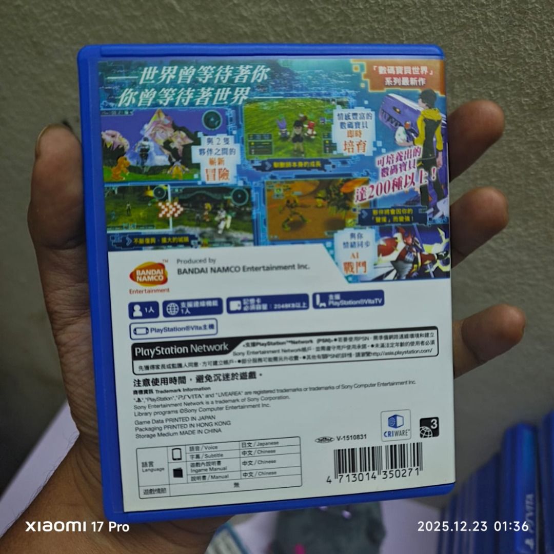 PS VITA DIGIMON WORLD NEXT ORDER CHINESE SUB USED, Video Gaming, Video ...