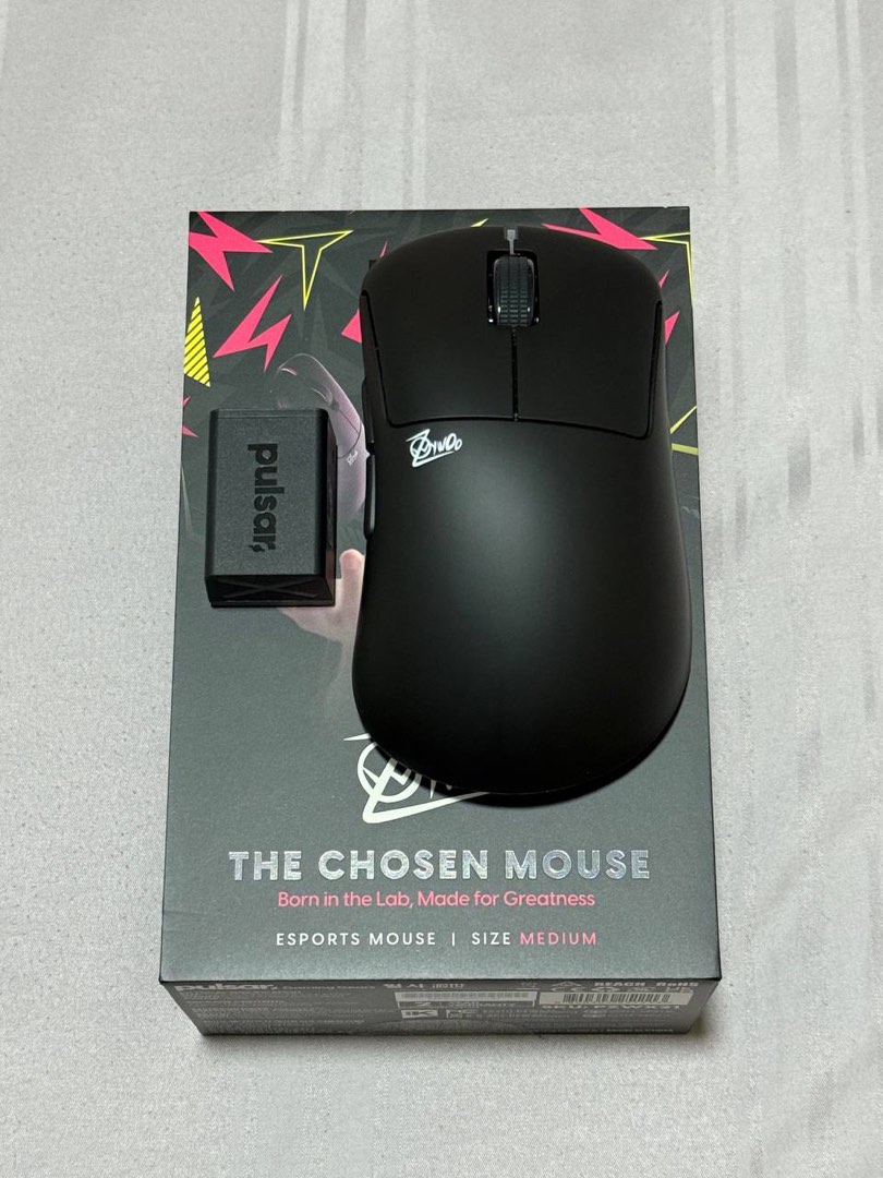 Pulsar Zywoo - The Chosen Mouse - Black - Medium, Computers & Tech ...