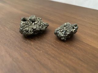 Cute Double cube growth Pyrite(Natural), Women's Fashion, Jewelry ...