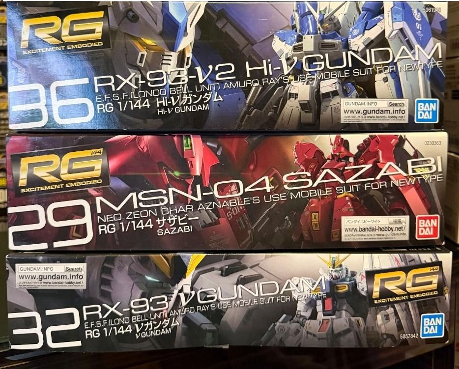 MSN-04 SAZABI (RG29) $180 , 興趣及遊戲, 玩具 & 遊戲類 - Carousell