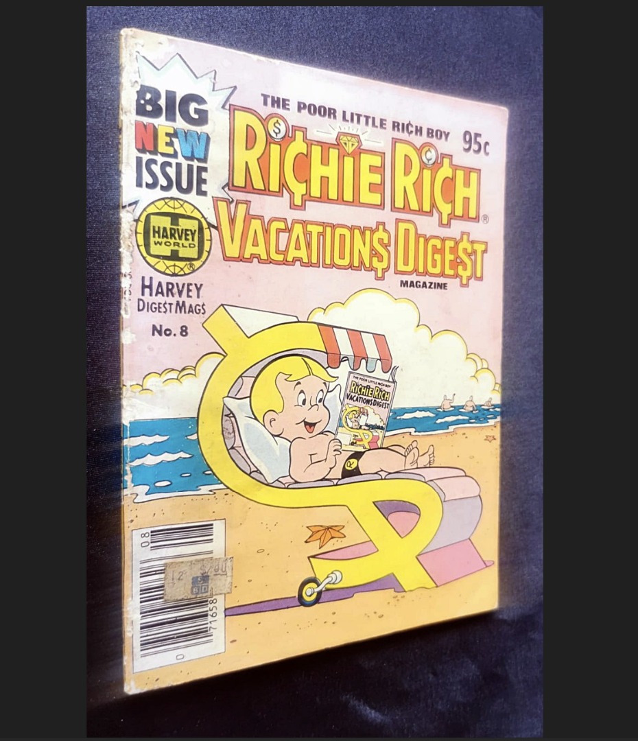Richie Rich Vacations Digest #8 (Harvey) Comic Digest, Hobbies & Toys ...