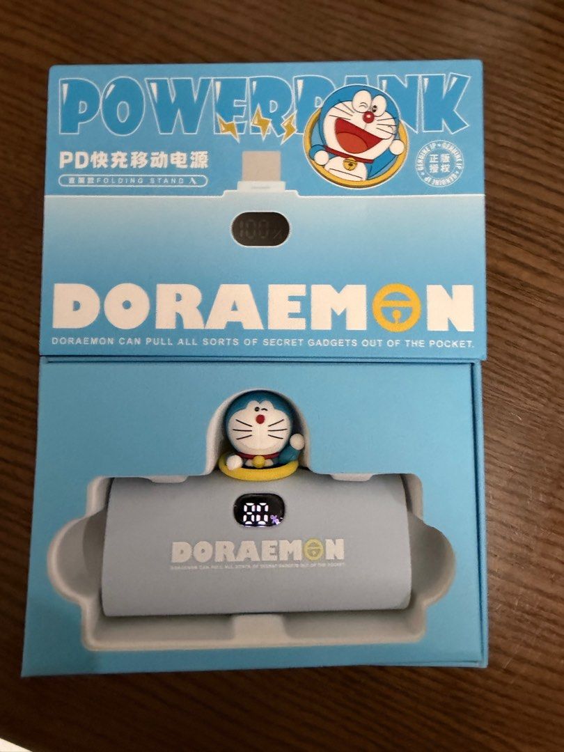 ROCK Doraemon PD 20W Fast Charging Mini Lightning/ Type-C Power Bank ...