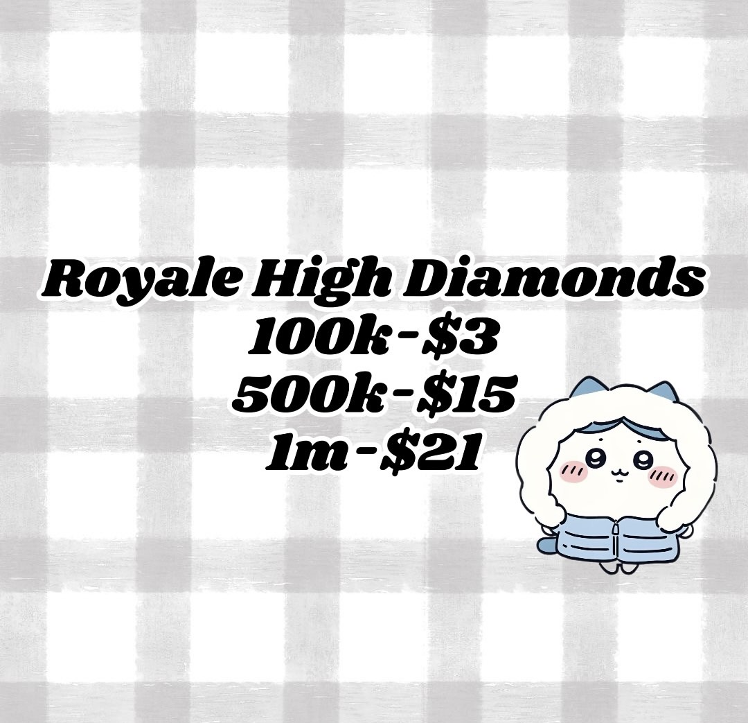 Royale High Diamonds for sale(RHD), Video Gaming, Gaming Accessories ...